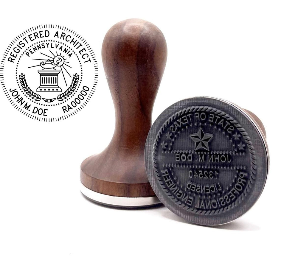 Pennsylvania PE & Architect Stamp – KINGSWOOD STAMPS